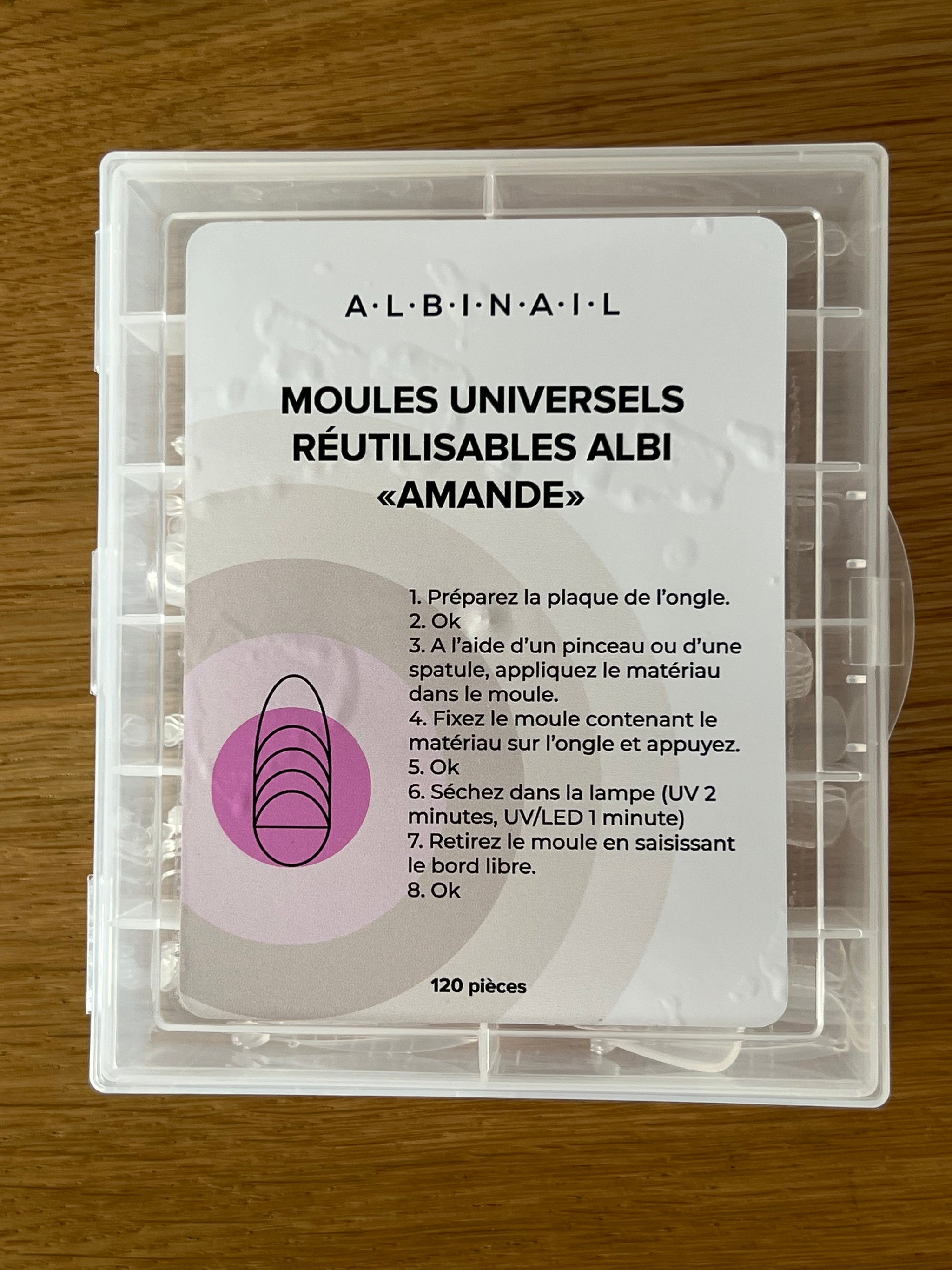 Popits Over Tips Capsules Polygel x 100 Albi